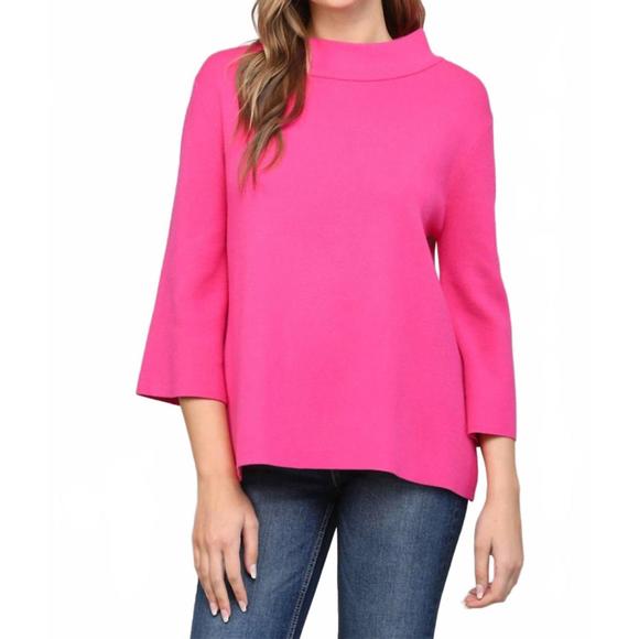 Fate | Sweaters | New Fate Pepper Mock Neck Sweater In Magenta | Poshmark